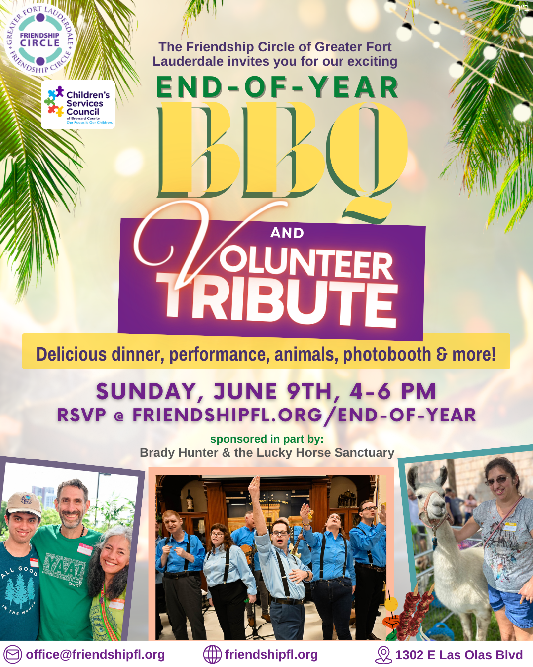 Upcoming Events – Friendship Circle FL